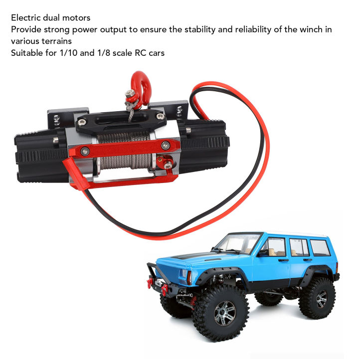 Electric Dual Motor Winch RC Dual Motor Winch Professional for 1/10 1/8 ...