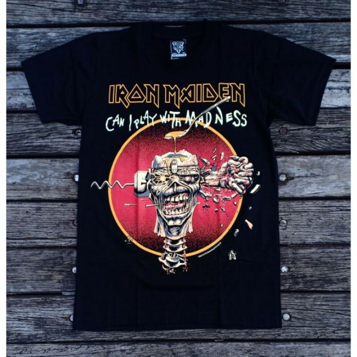 2024 NTS TSHIRT IRON MAIDEN BRITISH HEAVY METAL ROCK BAND PLAY WITH ...