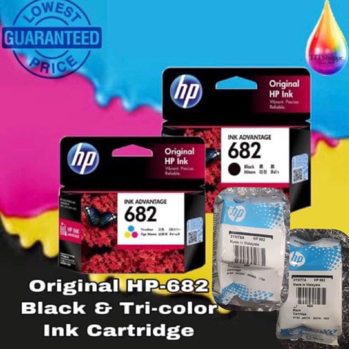 Genuine HP 682 Ink Cartridge NO BOX | Lazada PH
