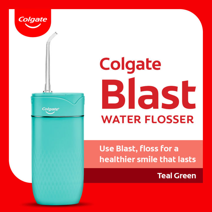 Colgate Portable Water Flosser Rechargeable, Water Resistant (IPX7 ...