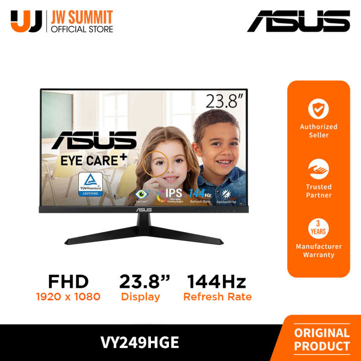 Asus VY249HGE 23.8" FHD 144Hz 1ms IPS Technology Eye Care Blue Light ...