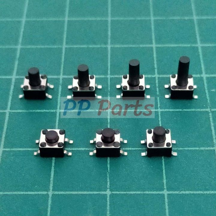 สวิทช์ ปุ่มกด SMD Push Button Switch ไมโครสวิทช์ TACT Switch กดติด ...