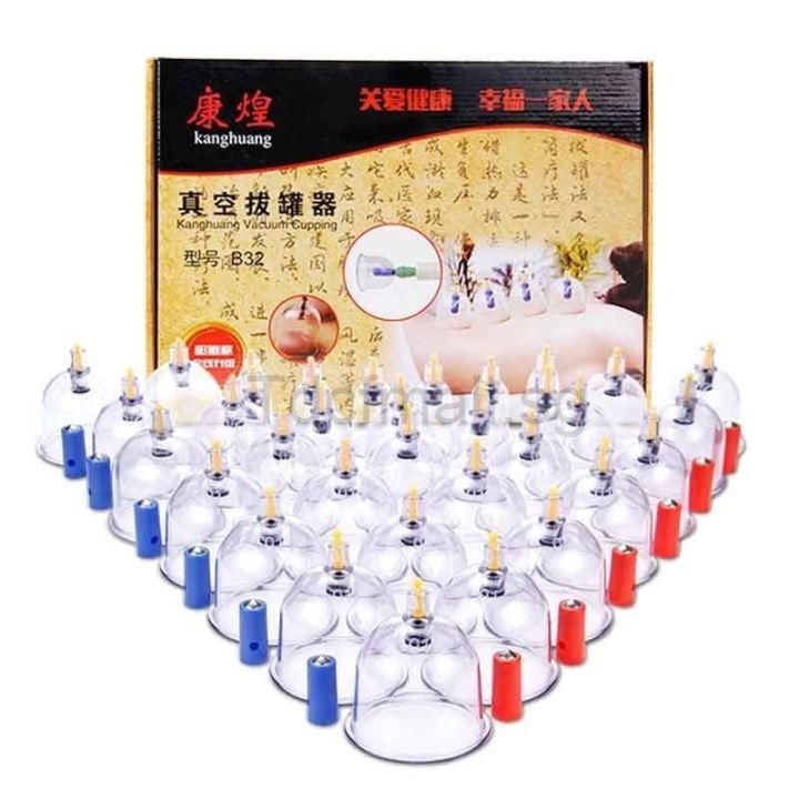 32Pcs / Sets Professional Bekam Chinese Medical Therapy Cupping Set ...