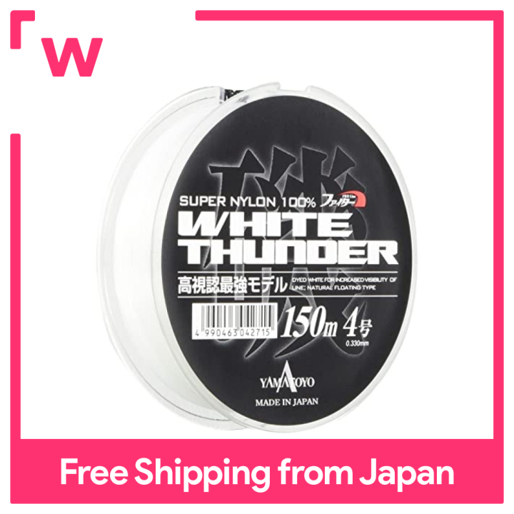 YAMATOYO Nylon Line Fighter White Thunder 150m No. 4 16lb Super White | Lazada PH