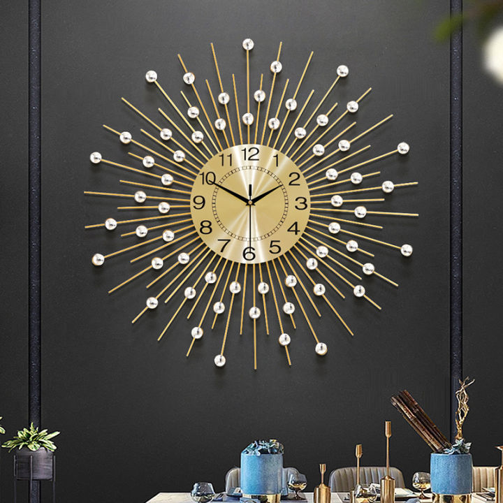 HOL Wall Clocks metal diameter 60CM Living Room Household Clocks ...