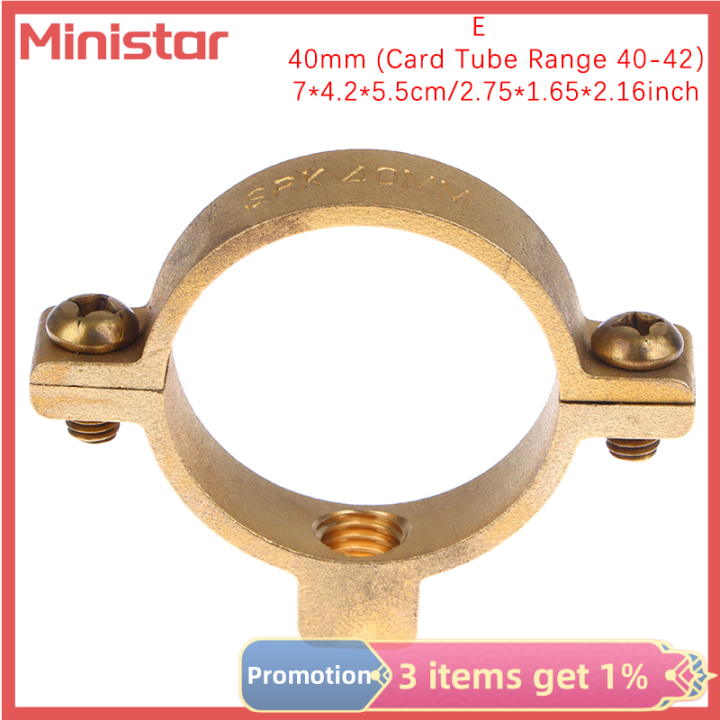 Ministar Fit 15 22 28 35 40mm OD Tube Brass M10 Pipe Clamp Bracket ...
