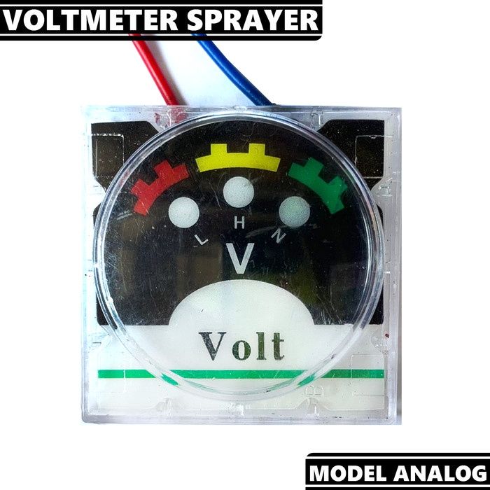 VOLTMETER SPRAYER (Volt Meter Sprayer Elektrik) - Indikator Baterai Aki ...