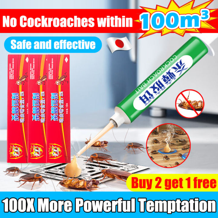 1 hour kill all cockroaches Japan Cockroach Killer Bait Cockroach Gel ...
