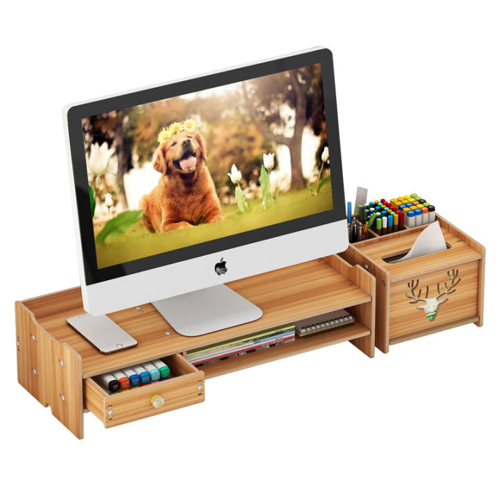 Desktop desktop computer monitor stand practical one-piece extended ...