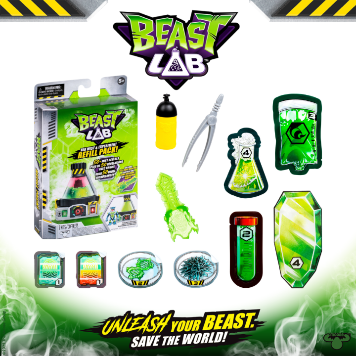 Beast Lab Bio Mist and Experiment Refill Pack, Includes 2 Experiments ...