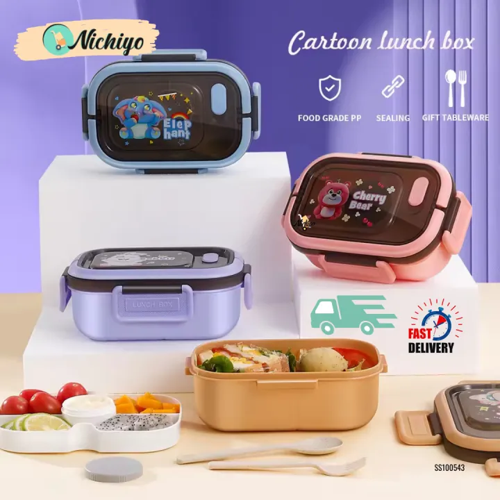 🔥FAST SHIPPING🔥 1200ML Leakproof Insulated Bento-Style Stainless Steel ...