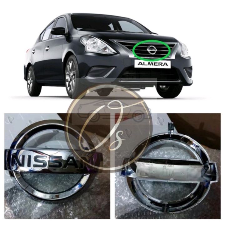 Nissan Almera Front Grille Logo Emblem 2012 -2019 | Lazada