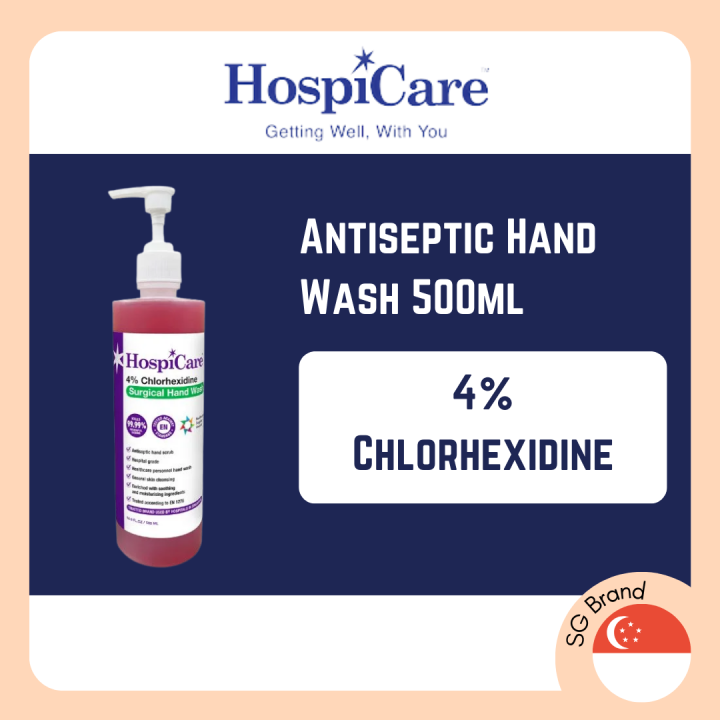 HospiCare 4% Chlorhexidine Antiseptic Hand Wash | Lazada Singapore