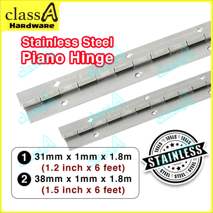ClassAHW Stainless Steel 304 Piano Hinge Butterfly Long Hinge Engsel ...