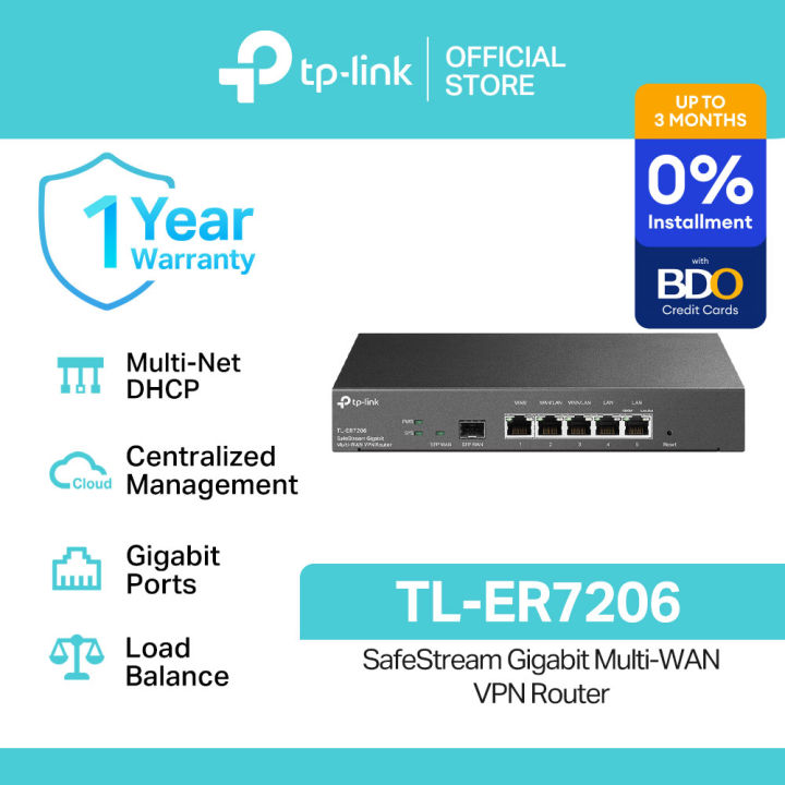 TP-Link Official Store | TL-ER7206 | Omada Gigabit Multi-WAN VPN Router ...