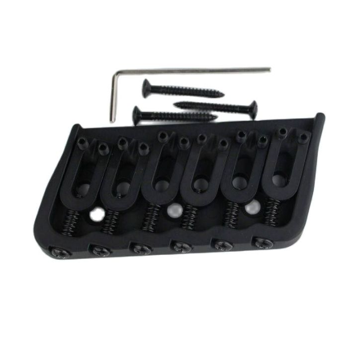 สะพานคงที่หัวขาด Fanned Fret Guitar 6/7/8 String Guitar Bridge สีดำ ...