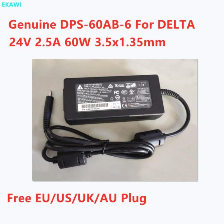 Genuine DELTA DPS-60AB-6 24V 2.5A 60W 3.5x1.35mm AC Adapter For Power ...