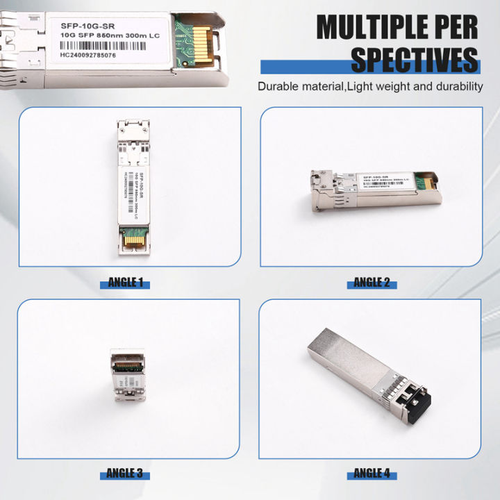 10G SFP+ Fiber Optical Transceiver Module 850nm 300M Multi-Mode Duplex ...