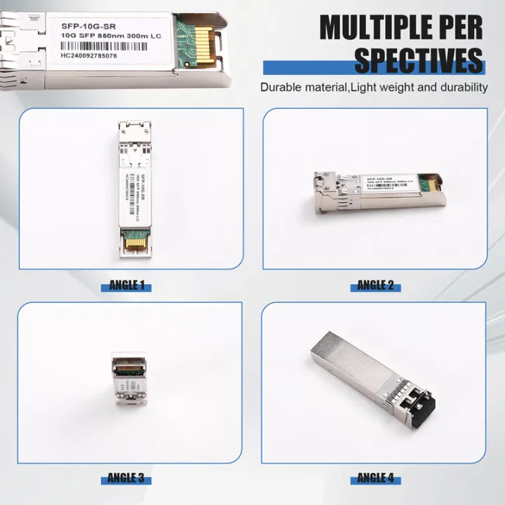 10G SFP+ Fiber Optical Transceiver Module 850nm 300M Multi-Mode Duplex ...