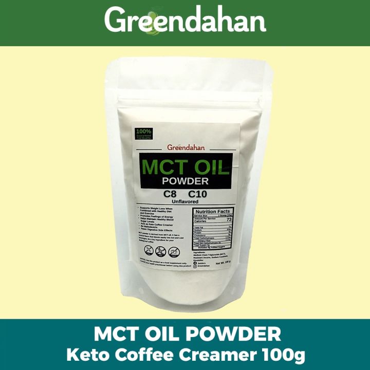 GREENDAHAN/ Pure MCT Oil POWDER (C8 & C10 ) 100g - Keto Coffee Creamer | Lazada PH