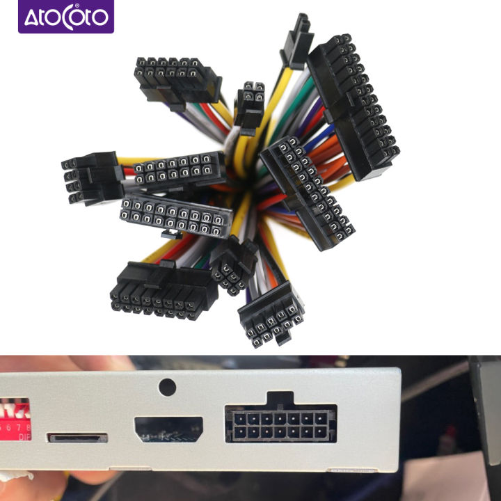 Universal Car Head Unit Speaker Power High Level Input Wire Harness 4 6 ...