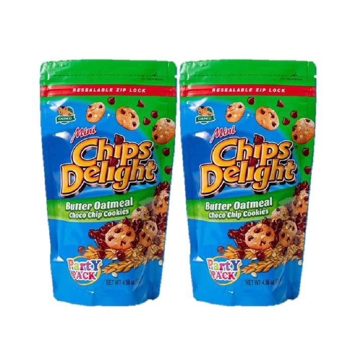 Chips Delight Mini Butter Oatmeal Chocolate Chip Cookies 130g - Pack of ...