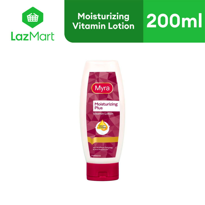 Myra Moisturizing Plus Vitamin Lotion 200ml | Lazada PH