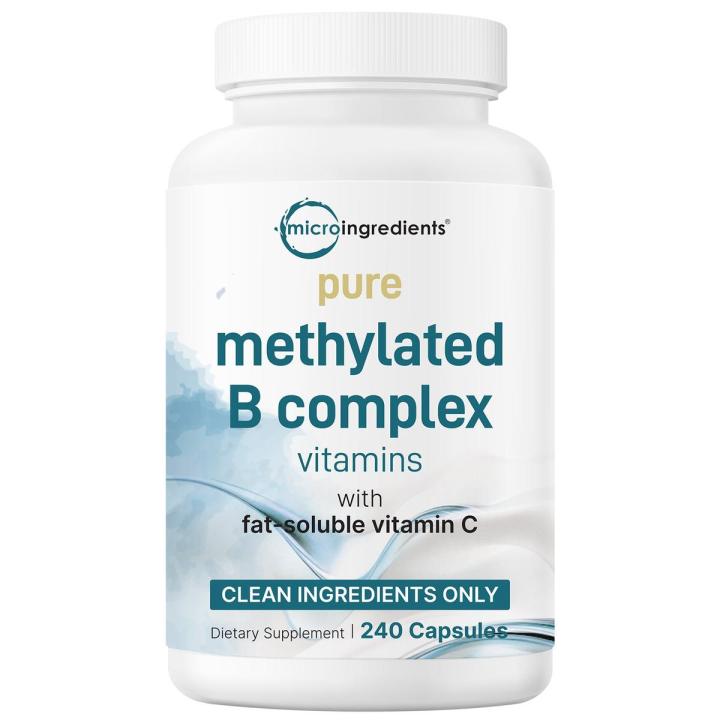 Micro Ingredients Methylated B Complex, 240 Pure Capsules | Lazada ...