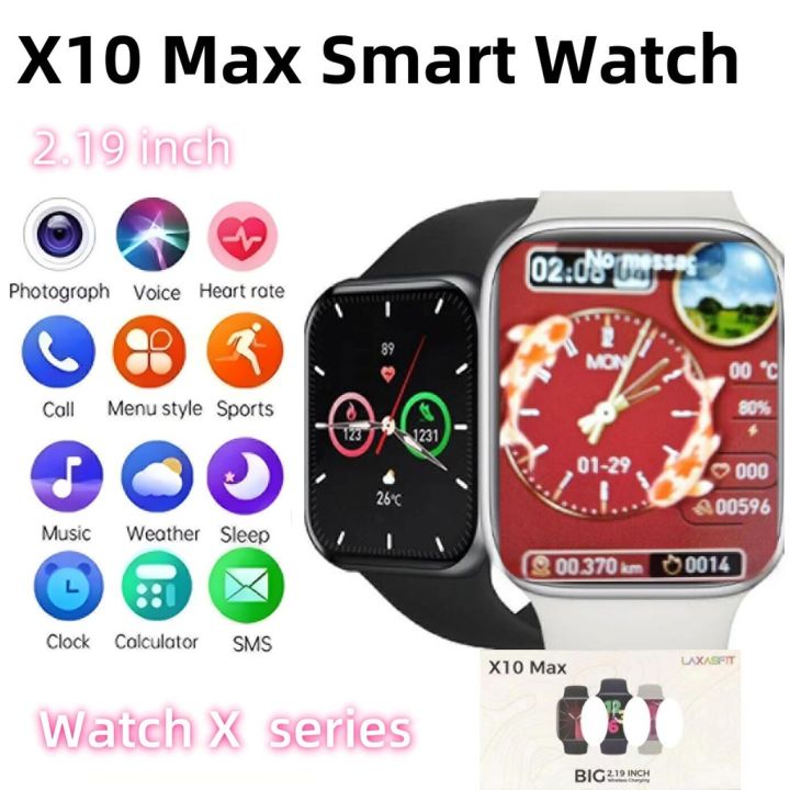 Laxasfit X10 Max HD 2.03 Smart Watch Dynamic Island Answer Call ...