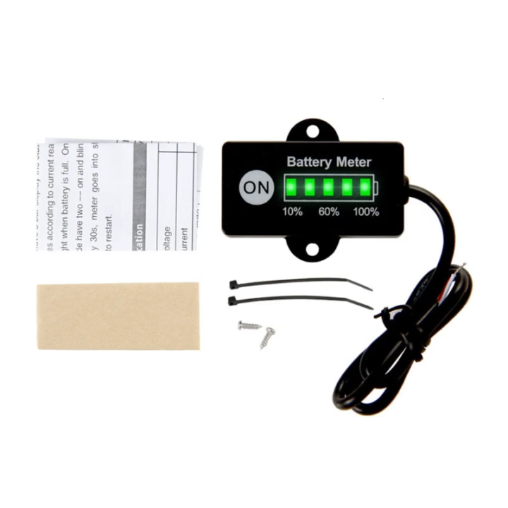 Monitors, 12V 24V Digital Capacity Tester, Percentage Level Voltage ...