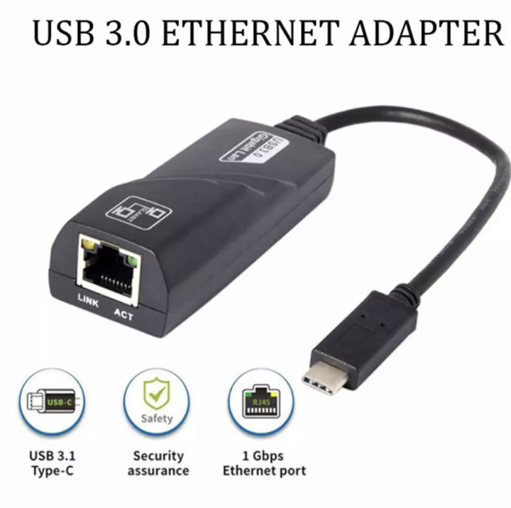 New high quality Type-C 3.1/USB 3.0 ethernet adapter RJ45 network card ...