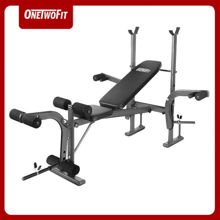 6-in-1 weightlifting table, gym, family sit-up exercise, barbell squat ...