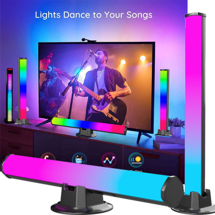 LED Pickup Light RGB Sound Control Symphony Lamp App Control Music ...