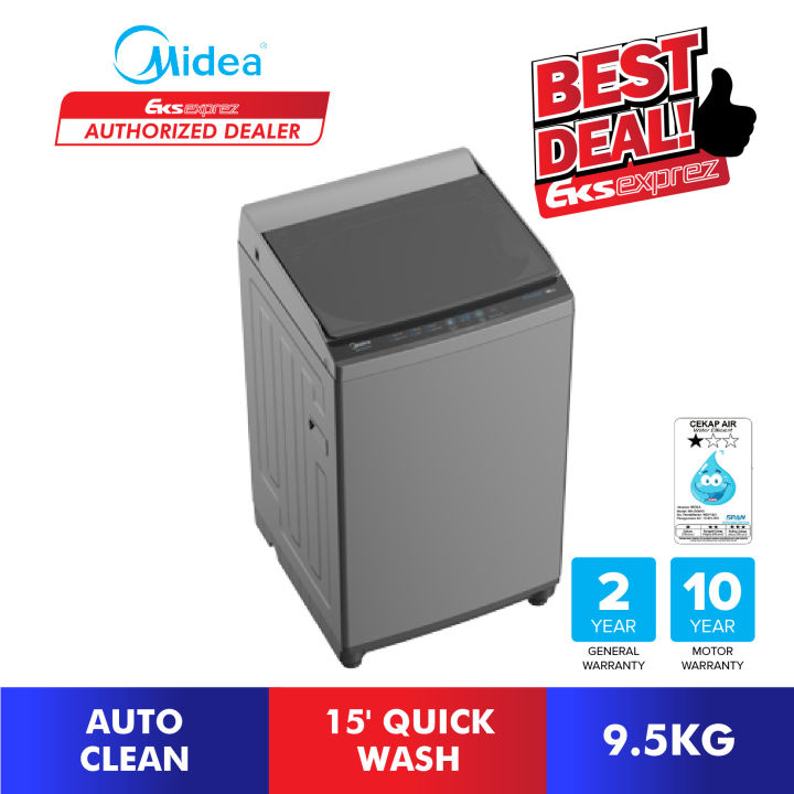 Midea Top Load Fully Auto Washing Machine (9.5kg) MA100W95 | Lazada