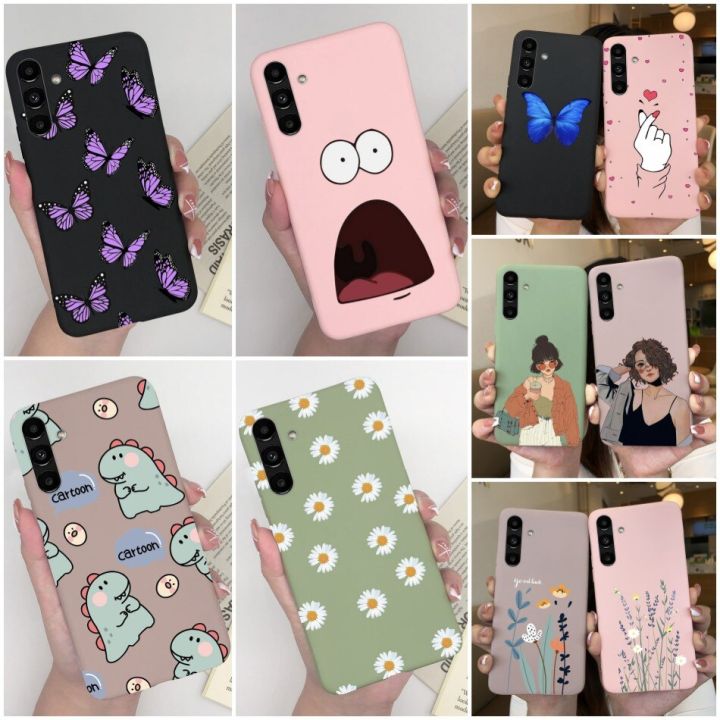 For Samsung Galaxy A34 5G Phone Case Cute Girl Daisy Sunflower Bumper ...