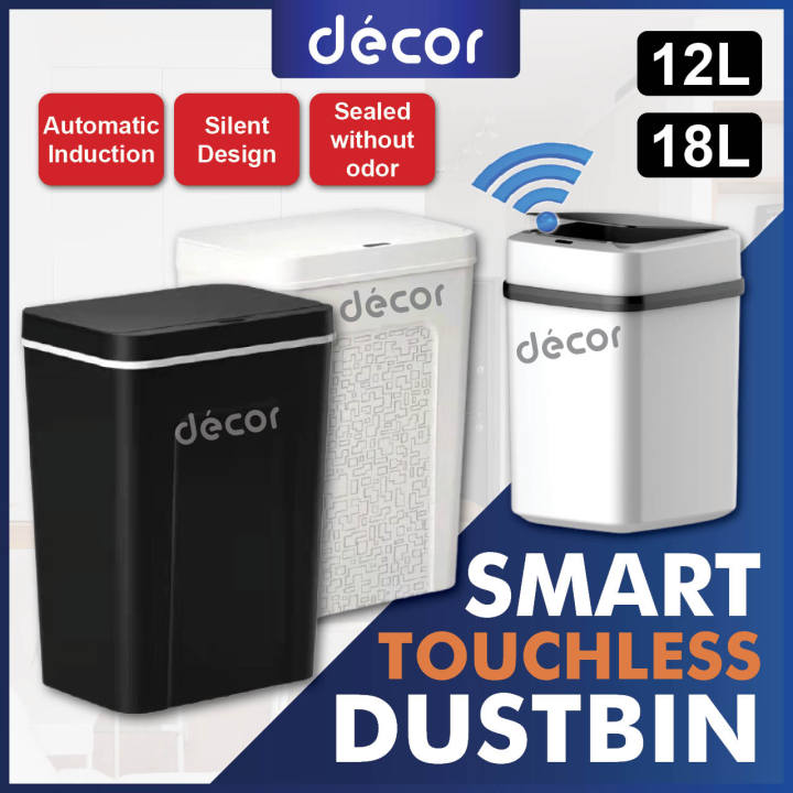18L Automatic Touchless Smart Sensor Dustbin Garbage Big Volume ...