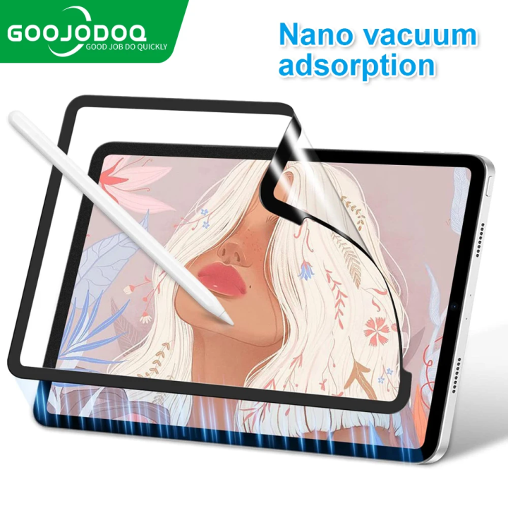 GOOJODOQ Like Paper Screen Protector Film For iPad Pro 11 12 9 12.9 Air ...
