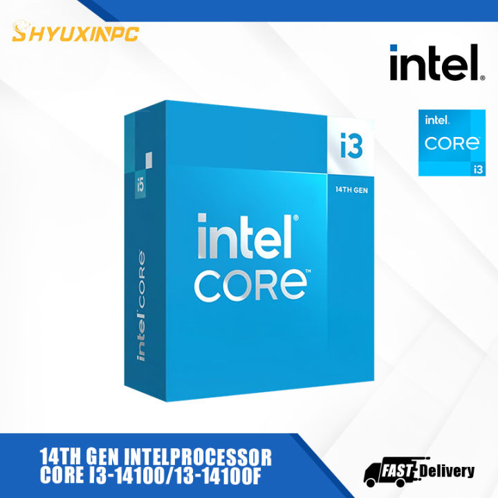 Intel Core i3-14100 / i3-14100F Core i3 14th GEN CPU Processor | Lazada ...