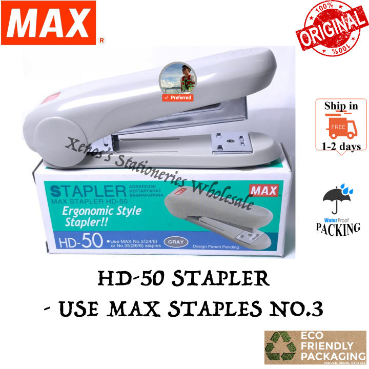 MAX STAPLER HD-50 / MAX STAPLER HD50 (READY STOCK / 100% ORIGINAL) | Lazada