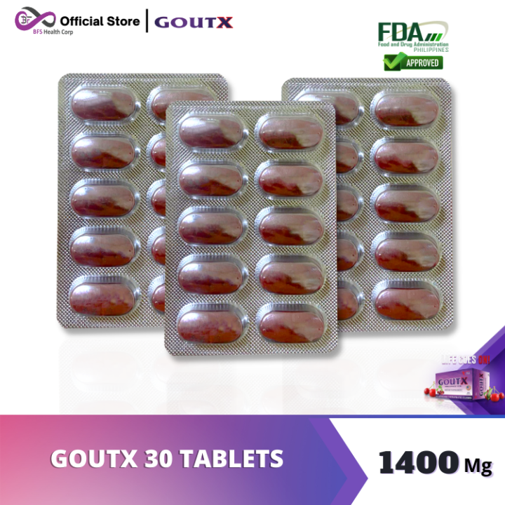 GOUTX Food Supplement 30 Tablets | Lazada PH