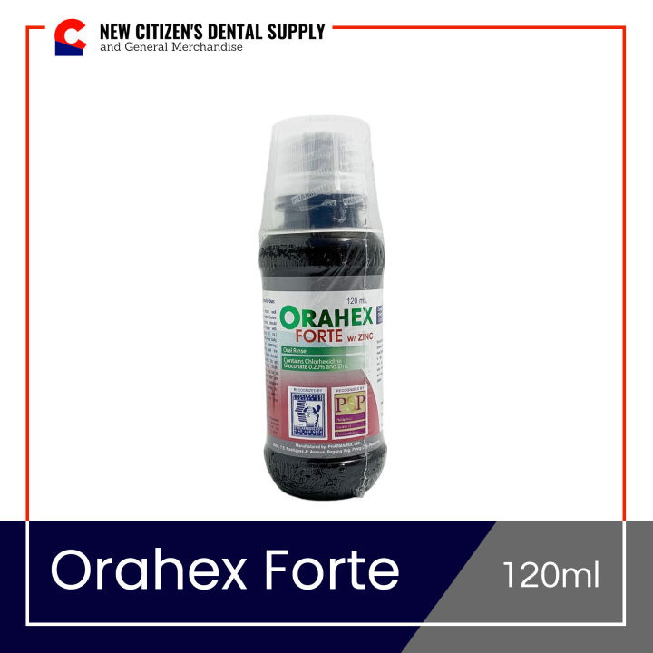 Orahex Forte Mouthwash 120ml | Lazada PH