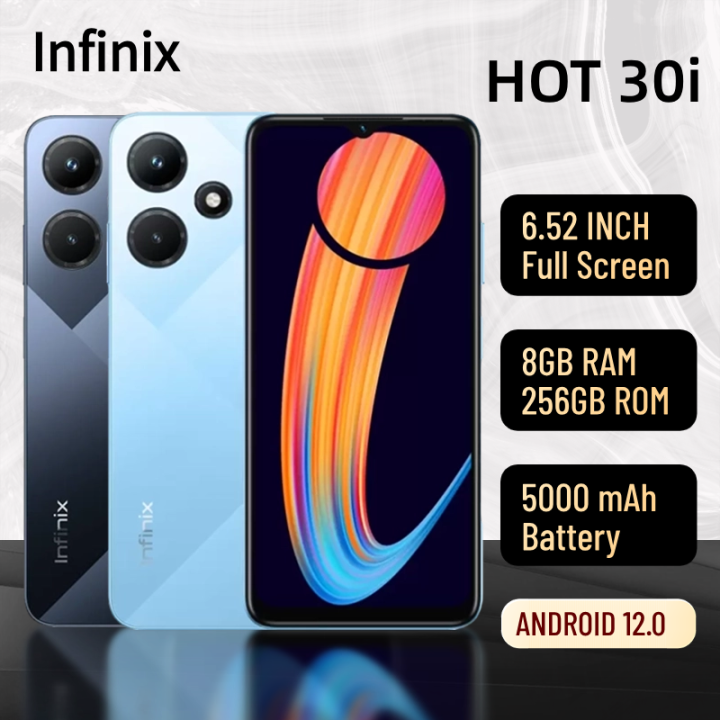 Infinix hot 30i 2024 Original Cellphone 8GB+256GB 6.6Inch 5G Android Smartphone Legal Mobile ...