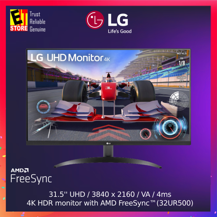 LG 32UR500 31.5'' UHD 4K HDR monitor with AMD FreeSync™ 3Years Warranty ...