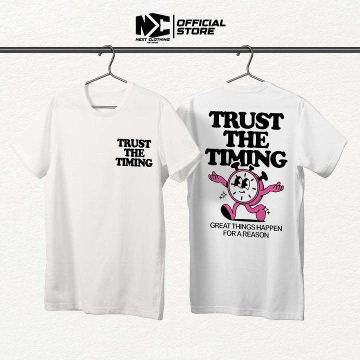 STATEMENT SHIRT - TRUST THE TIMING DESIGN - FOR MEN AND WOMEN SHIRT ...