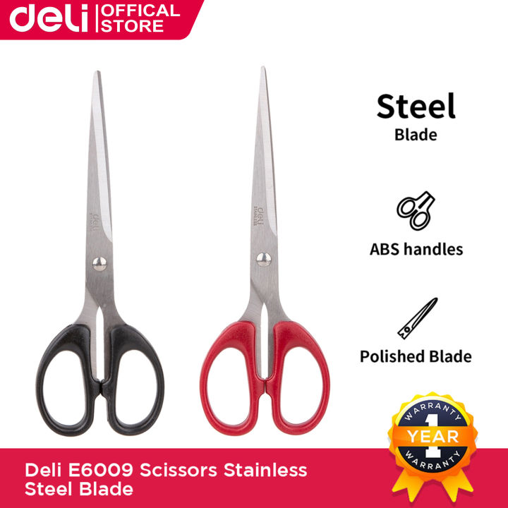 Deli E6009 Scissors Stainless Steel Blade For A Durable Use | Lazada PH
