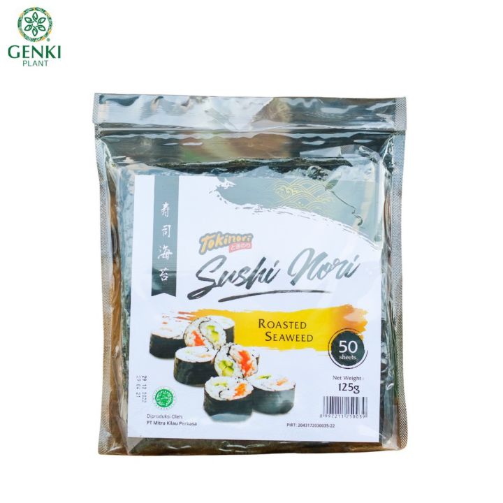 Tokinori Sushi Nori / Roasted Seaweed - 50 pcs | Lazada Indonesia