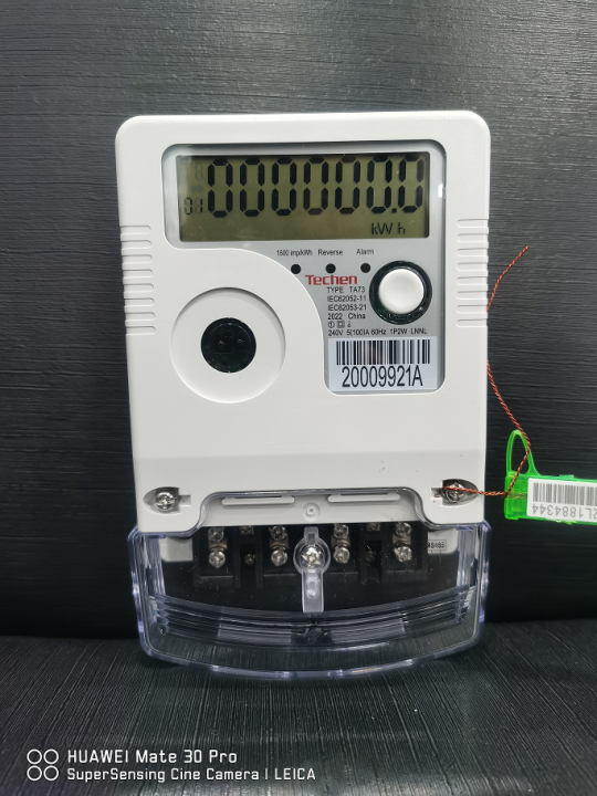 "TECHEN" BRAND TA73 RS485 Single Phase Energy Meter 60Hz 240V Class1 ...