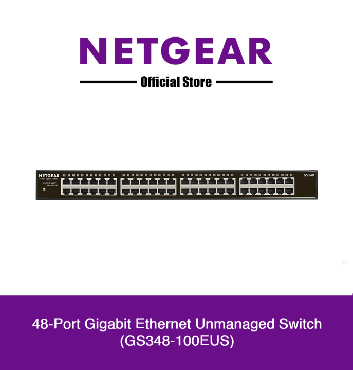 48-Port Gigabit Ethernet Unmanaged Switch(GS348-100EUS) | Lazada PH