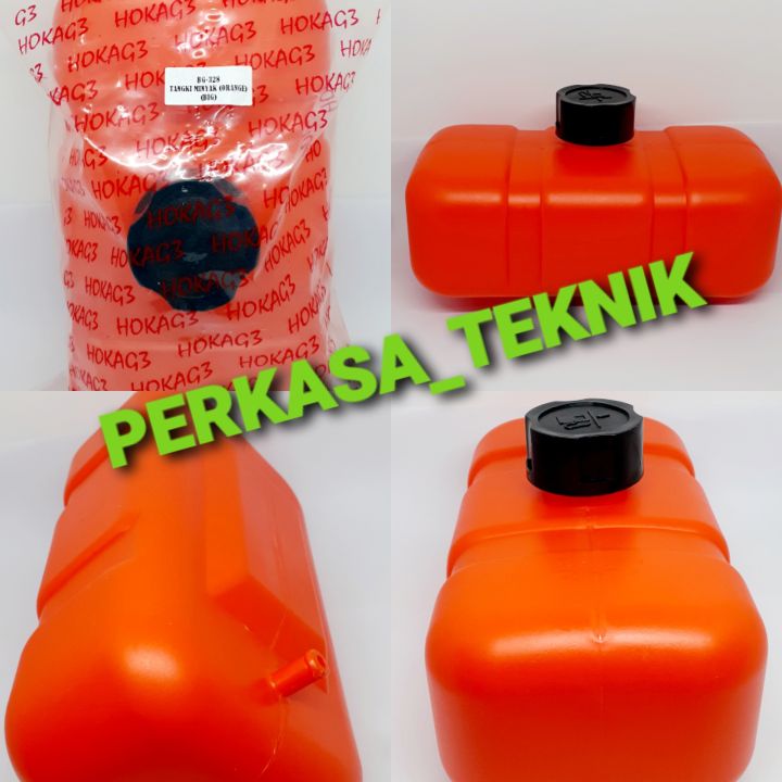 BG328 FUEL TANK BIG BESAR TANGKI Minyak Bensin ORANGE Mesin Potong ...
