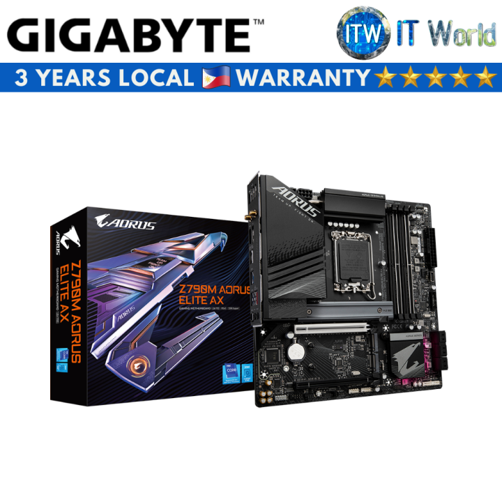Itw | Gigabyte Z790M Aorus Elite AX micro-ATX LGA1700 DDR5 Motherboard ...